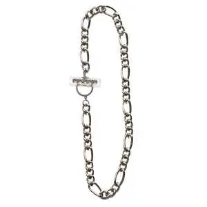 IOSTUDIO Glam Chain Mantel Necklace - Silver