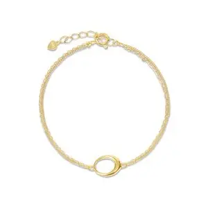 ESTERAH Open Circle Bracelet