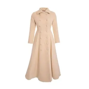 SOFIA TSERETELI Virgin Wool And Cashmere Redingote Coat