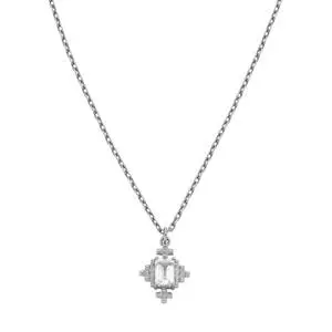 ZOË & MORGAN Reya White Topaz Necklace - Silver