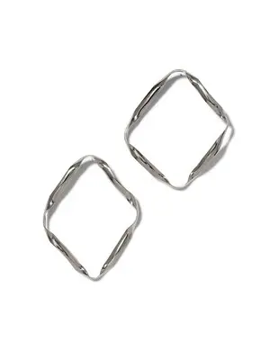 JAREDJAMIN Ribbonelle Post Earrings - Silver