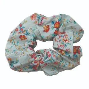 FORMULA S7 Floral Scrunchie - Blue