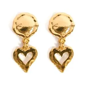 CARAMEL VINTAGE JEWELLERY Lost Love Earrings - Gold