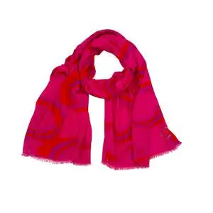JULIA CLANCEY Jcjc Magenta Modal Reversible Scarf - Pink