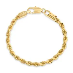 GLAMROCKS JEWELRY Rope Chain Bracelet - Gold