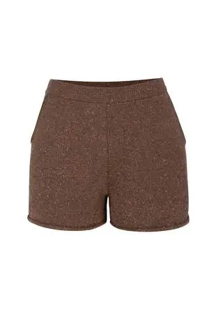 SALANIDA Sabbia Knitted Shorts - Brown