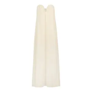 CAVANAGH BAKER Strapless Silk Chiffon Dress