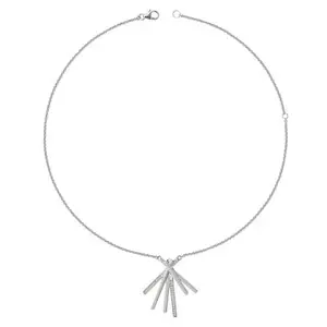 LUCY QUARTERMAINE Solid Sterling Fan Key Pendant - Silver