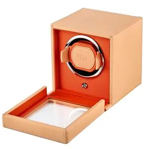 Wolf Cub Single Watch Winder - Orange