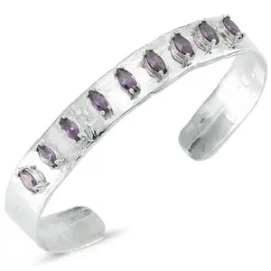 REIAN JEWELLERY Troya Marquise Cuff Purple