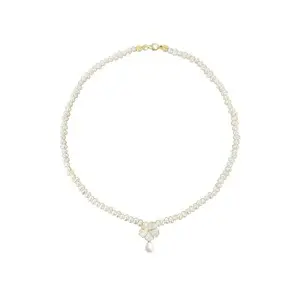 ALEGORIA JEWELLERY Bavella Pearl Choker - White/gold