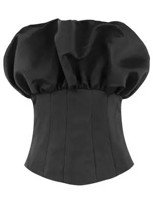 TIA DORRAINE Corset Bustier Top - Black