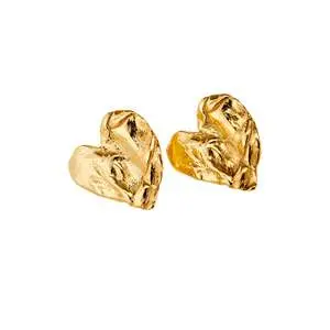 POSH TOTTY DESIGNS Fortune Heart Stud Earrings