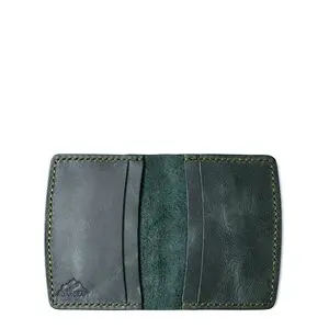 ROARCRAFT Leather Card Holder Wallet Etenna Emerald - Green