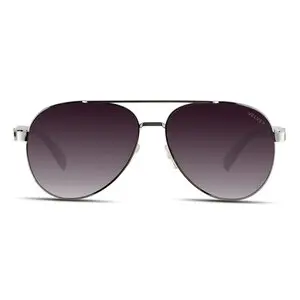 VELVET EYEWEAR Aviator Sunglasses - Black/silver