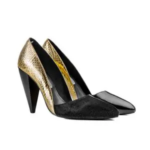 Black Gold Heels