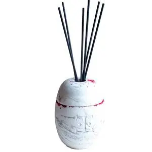 Esti Living Silver / Red Simply Red Reed Diffuser Set - Silver/red