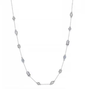 SHADED THE LABEL Sorcha Diamond Necklace - Silver