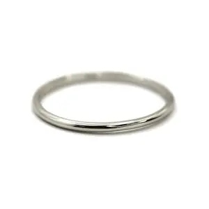 VICSTONENYC FINE JEWELRY 14k Gold Band Ring - White