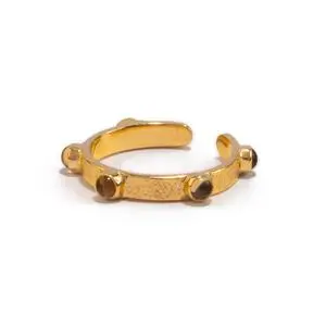 GODDESS CHARMS Solar Plexus Chakra Ring - Gold/yellow