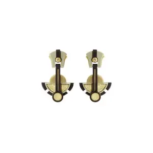 GISSA BICALHO Acrylic Dangle Earrings - Beige