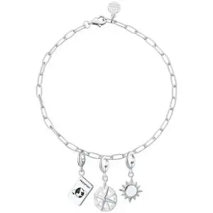 LILY CHARMED Sterling Link Charm Bracelet - Silver