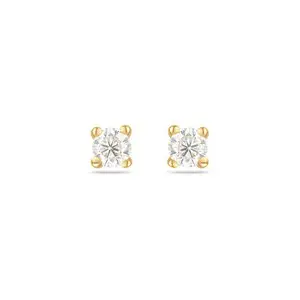 ARCTIC FOX & CO. Gaia Topaz Stud Earrings - Gold