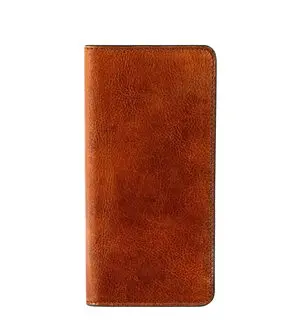 TIME RESISTANCE A Coat Wallet For The Periodic Table Cognac - Brown