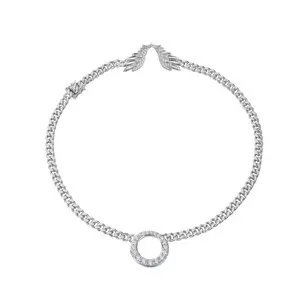 BLOOMTINE | EARTH ANGEL HQ Archangel Halo Wings Premium Choker - Silver