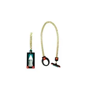 GISSA BICALHO Handmade Acrylic Necklace With Stone - Blue