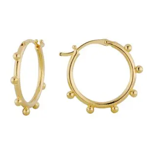 BERMUDA WATCH COMPANY Annie Apple Elsie Bobble Hoop Earrings