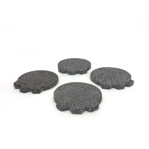 And Jacob Tauro Coaster Set Lava Stone - Grey