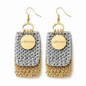 HILO DE MAR Gold / Silver Handmade Earrings - Gold/silver