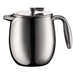 BODUM Columbia French Press Coffee Maker - Silver