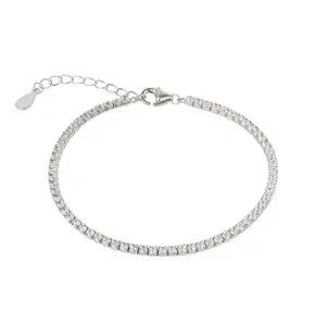 SPERO LONDON Flat Back Fine Tennis Bracelet