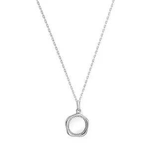 FV JEWELLERY Medal Pendant Necklace - Silver