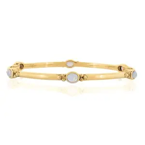 CHARLOTTE'S WEB JEWELLERY Holi Jewel Opal Bangle - Gold