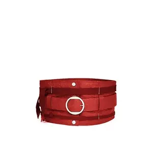 LO NEEL Alek Piñatex® Vegan Leather Belt - Red