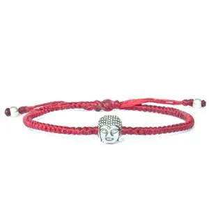 HARBOUR UK BRACELETS Buddha Beaded Bracelet - Red