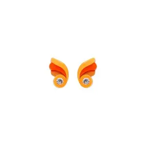 GISSA BICALHO Butterfly Acrylic Earrings - Orange