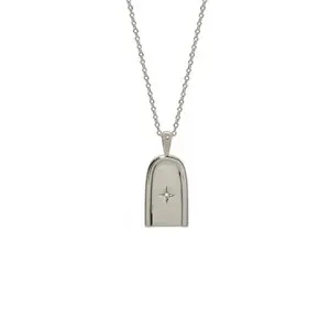 JANUS EDINBURGH Arch Door Gateway Sterling Necklace - Silver