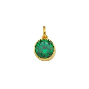LINYA JEWELLERY Birthstone Charm - Green