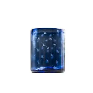 HALF PAST SEVEN Starry Night Rocks Glass — French - Blue