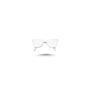 ECCE ARTISAN DIAMONDS 925k Sterling Sunglasses Mini Pin - Silver