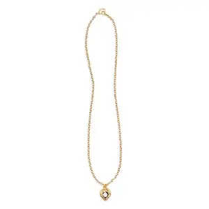 Lovard Mini Rhinestone Heart Necklace