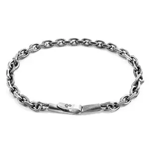 ANCHOR & CREW Halyard Single Sail Chain Bracelet - Silver