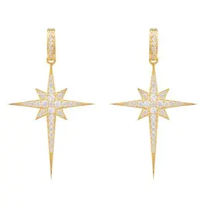 LATELITA North Star Burst Drop Earrings