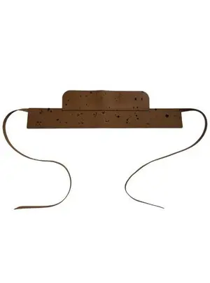 CIRCULAR PATH X Amanda Murray Reversible Corset Belt - Black