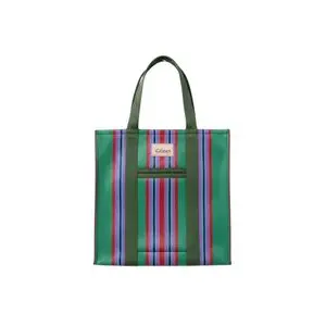 GUNES SWIM Box Tote - Green/red