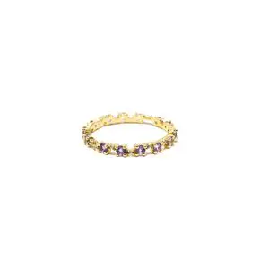 NASI SILVER Nasi Silver Nobody's Perfect Eternity Ring Yellow/white